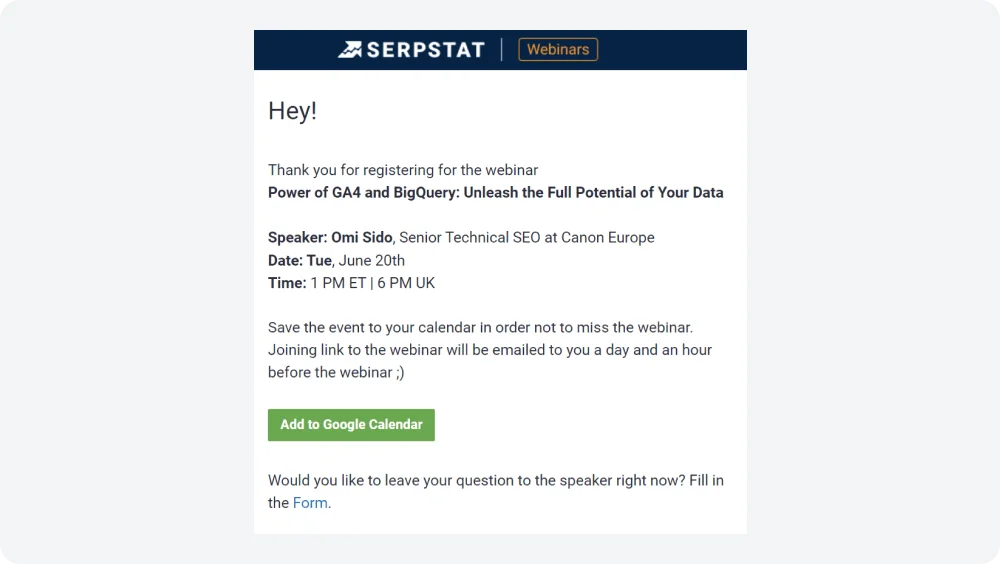 17 modèles d'e-mails de confirmation avec exemples — Claspo.io